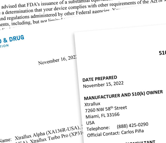 Xtrallux Receives FDA Clearance for Its Photobiomodulating Technology